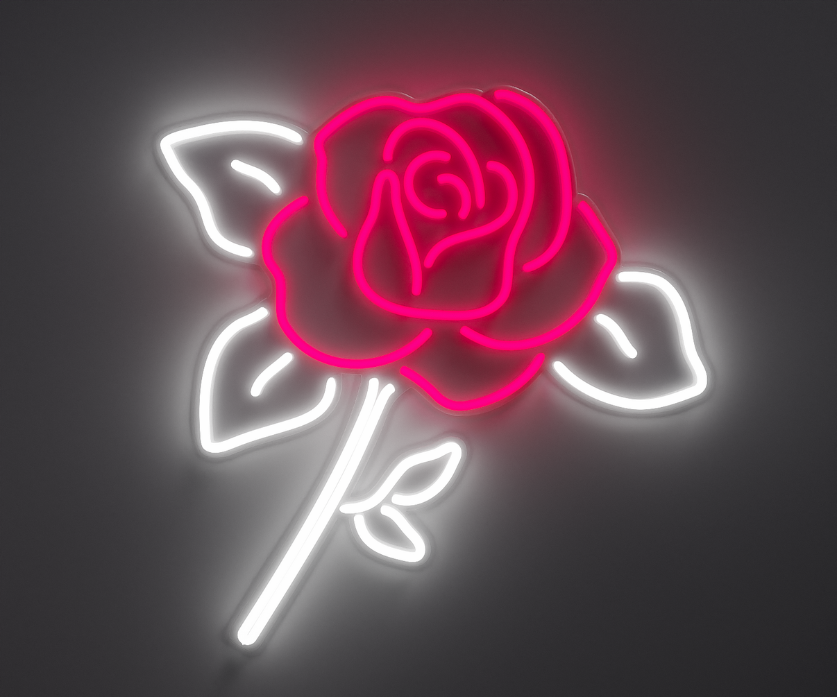 Rose Flower LED Neon Sign - Free Shipping From USA – Valoneon