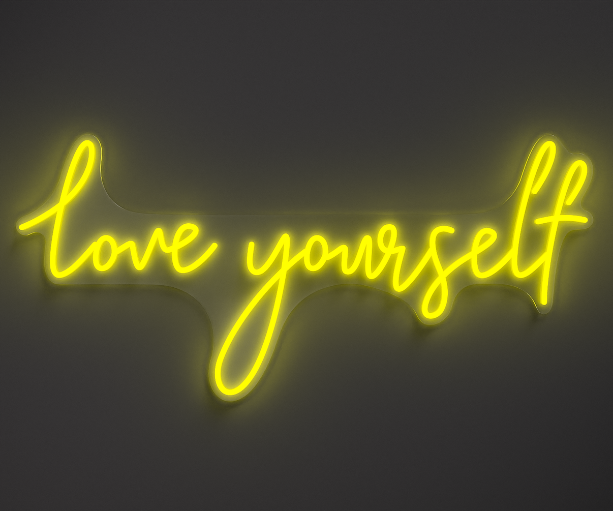 Love Yourself LED Neon Sign - Free Shipping In 4-10 Days – Valoneon