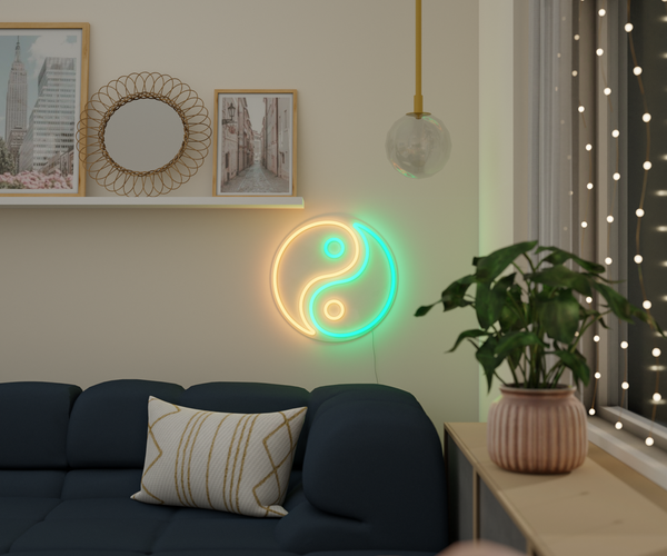 Yin Yang LED Neon Sign - Made In USA - Shop Now – Valoneon