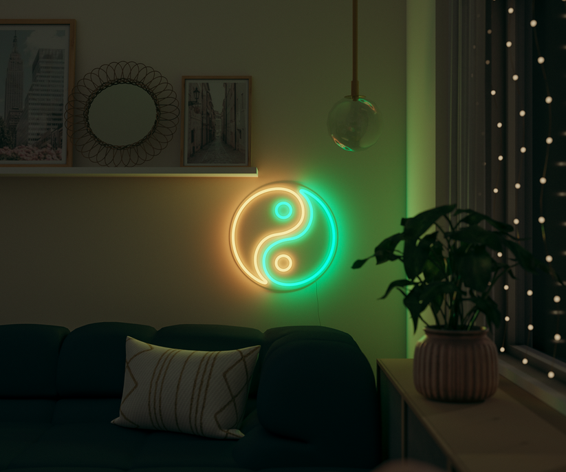 Yin Yang LED Neon Sign - Made In USA - Shop Now – Valoneon
